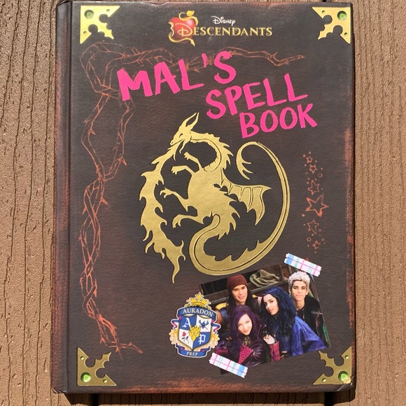 Disney | Accessories | Descendants Mals Spell Book Hardcover Book ...